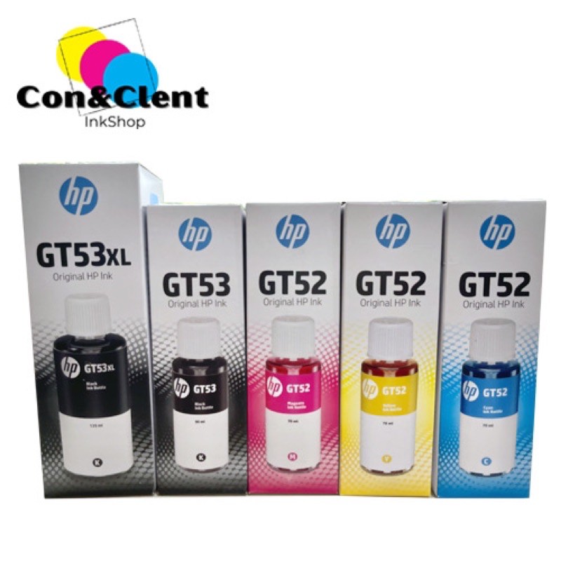 Genuine Hp ink GT53XL, GT53 black or GT52 colored! | Shopee Philippines