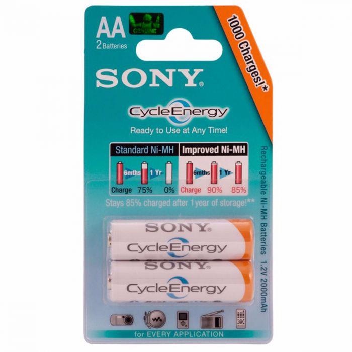 Sony rechargeable battery AA/AAA Pack of 2pcs 1pad | Shopee Philippines