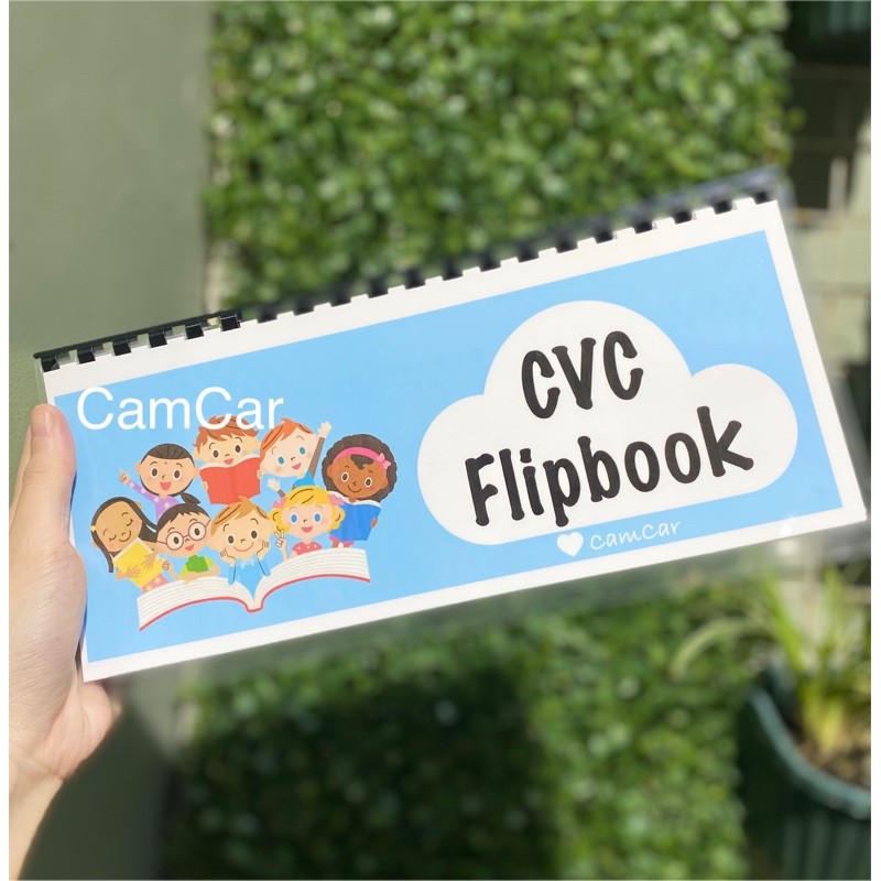 CVC Flipbook : Alphabet - Learn to READ and practice SPELLING | Shopee ...