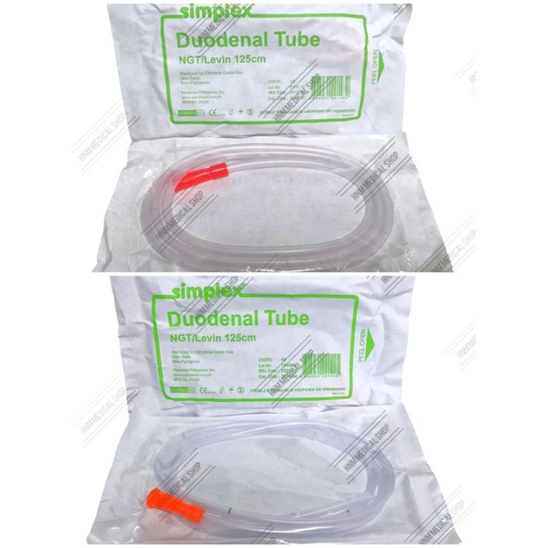 Duodenal Tube NGT/Levin 125cm Sterile SIMPLEX | Shopee Philippines