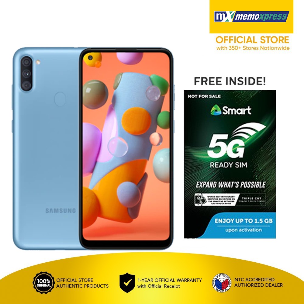Samsung galaxy a11 3gb ram 32gb rom | smartphone | free smart lte 5g ...