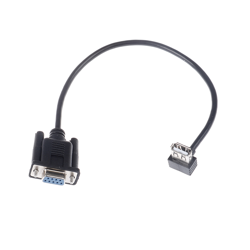 25cm rs232 db9 female to usb 2.0 a female serial cable adapter converter | BeeCost