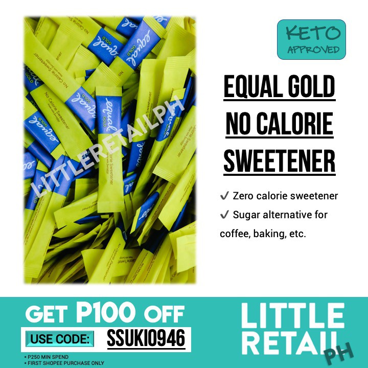 Equal Gold No Calorie Sweetener Keto/Low Carb | Shopee Philippines