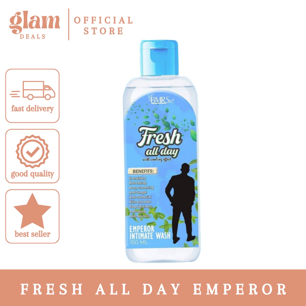 BEST SELLING BMRS Fresh All Day Emperor Intimate Masculine Wash 150 ml ...