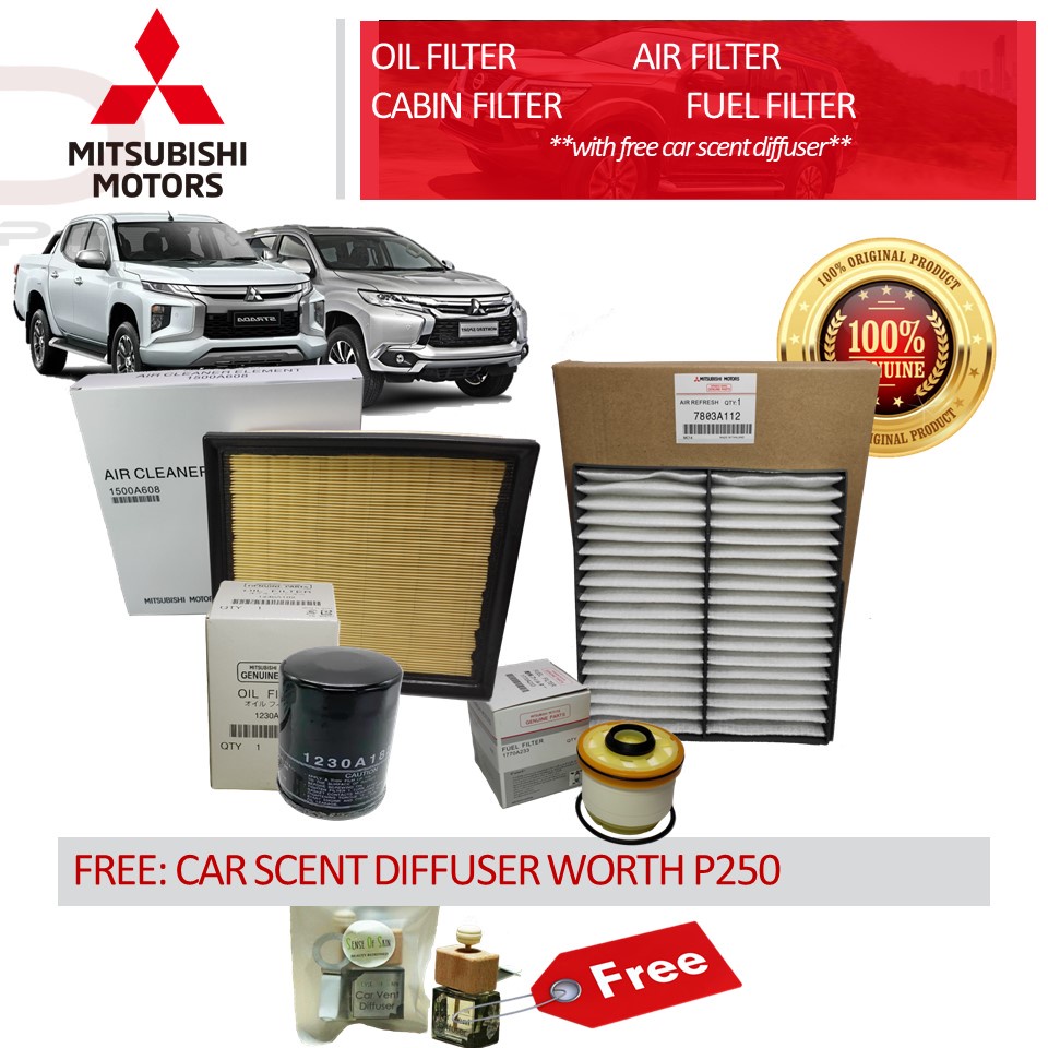 [FULL PMS COMBO] MITSUBISHI MONTERO | STRADA OIL FILTER, AIR FILTER ...