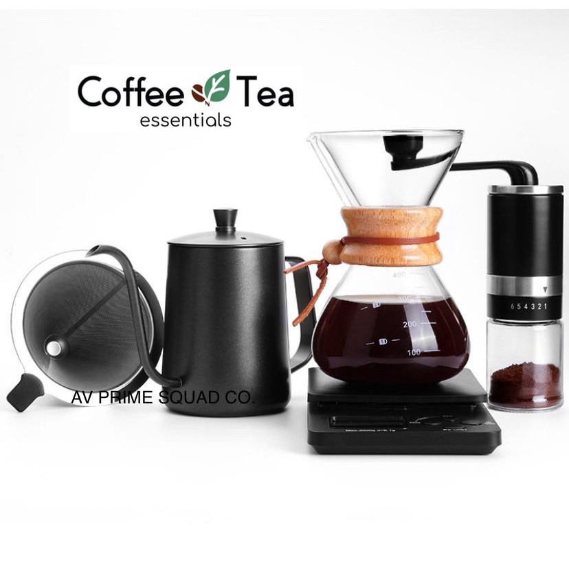 Coffee N Tea Essentials Pour Over Maker Coffee Gift Set | Shopee ...