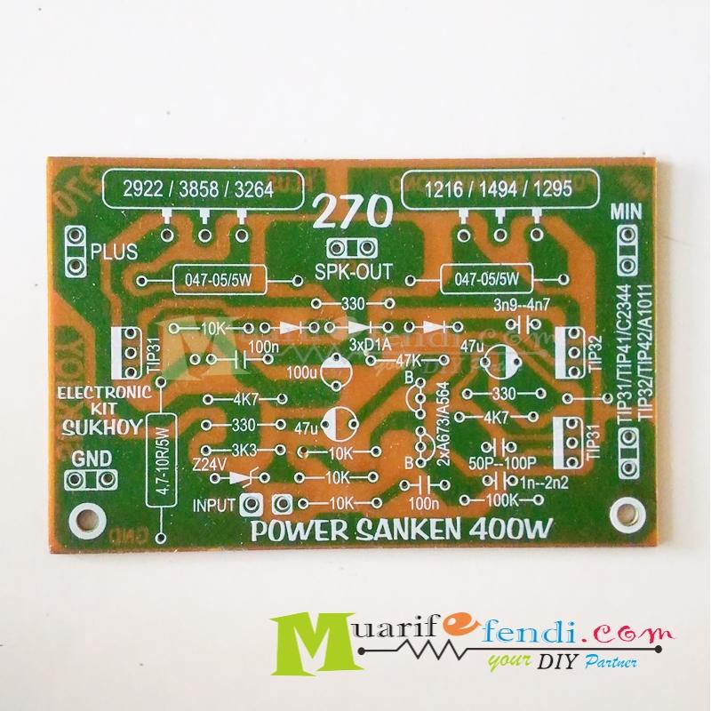 Pcb kit power amplifier