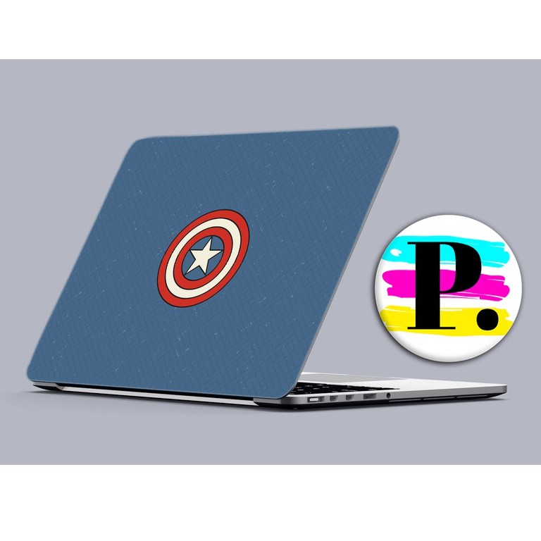 Captain America DC Comics Superhero Laptop Skin Laptop Sticker Back ...