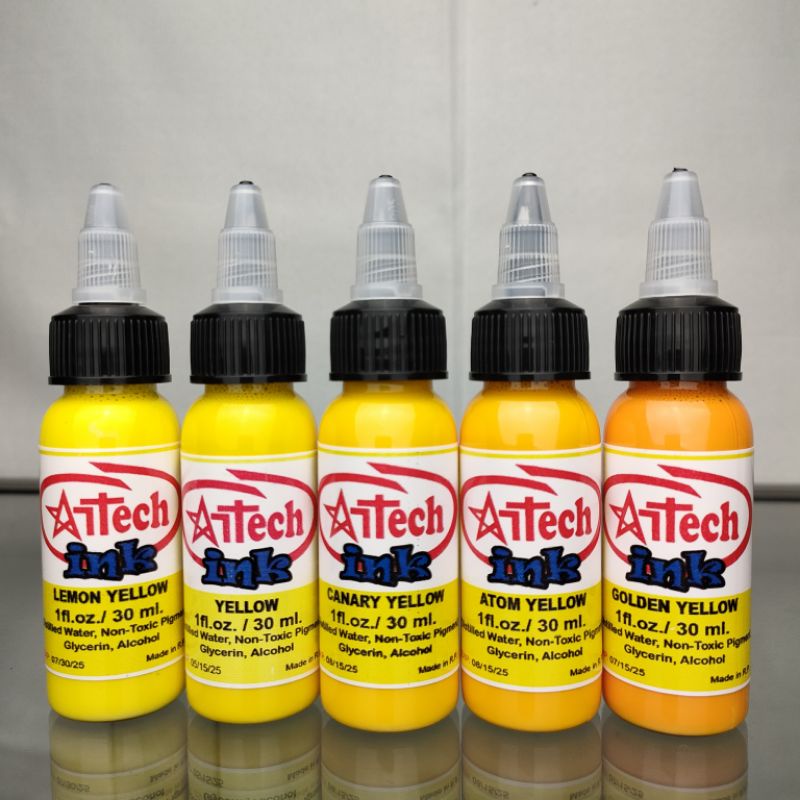 ARTECH INK COLOR YELLOW 1oz(30ml) & 1/2oz(15ml) | Shopee Philippines