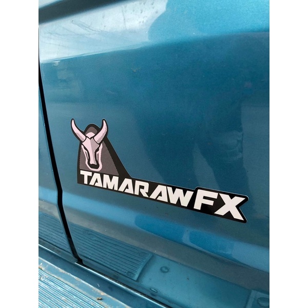 TAMARAW FX STICKER PRINTED LAMINATED | Shopee Philippines