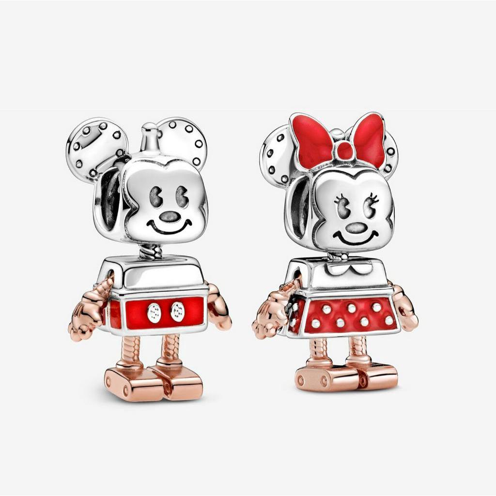 【Moments】Pan Limited Edition Mickey Mouse Robot Charm Minnie charm ...