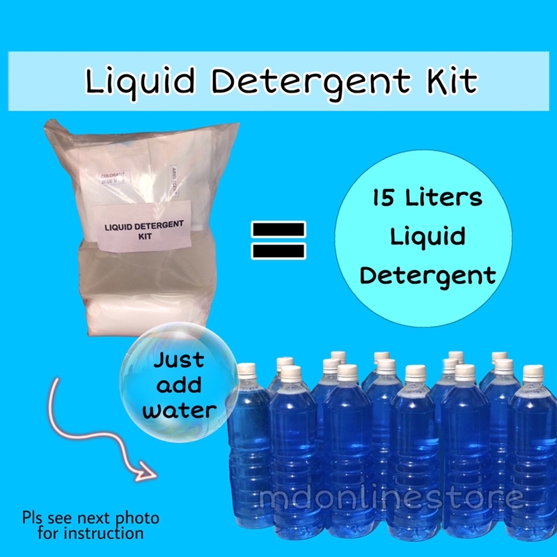 DIY Laundry Liquid Detergent Kit (Pls see photos for instruction) | Shopee Philippines