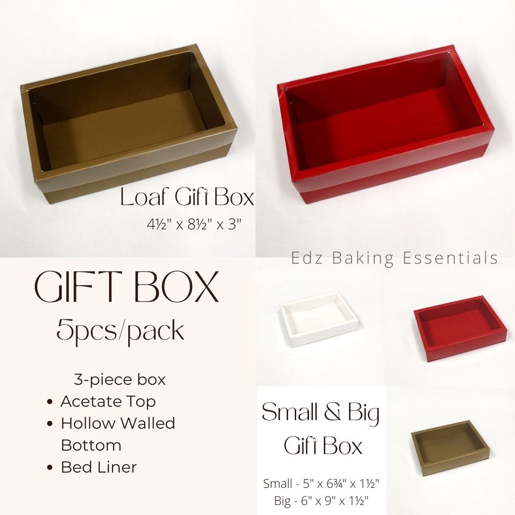 Small & Big Tray Gift Box -5pcs | Shopee Philippines