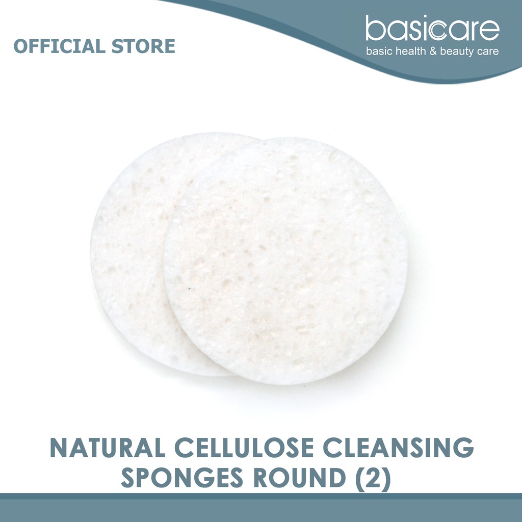 Basicare Natural Cellulose Cleansing Sponges Round BCFEC09 | Shopee ...