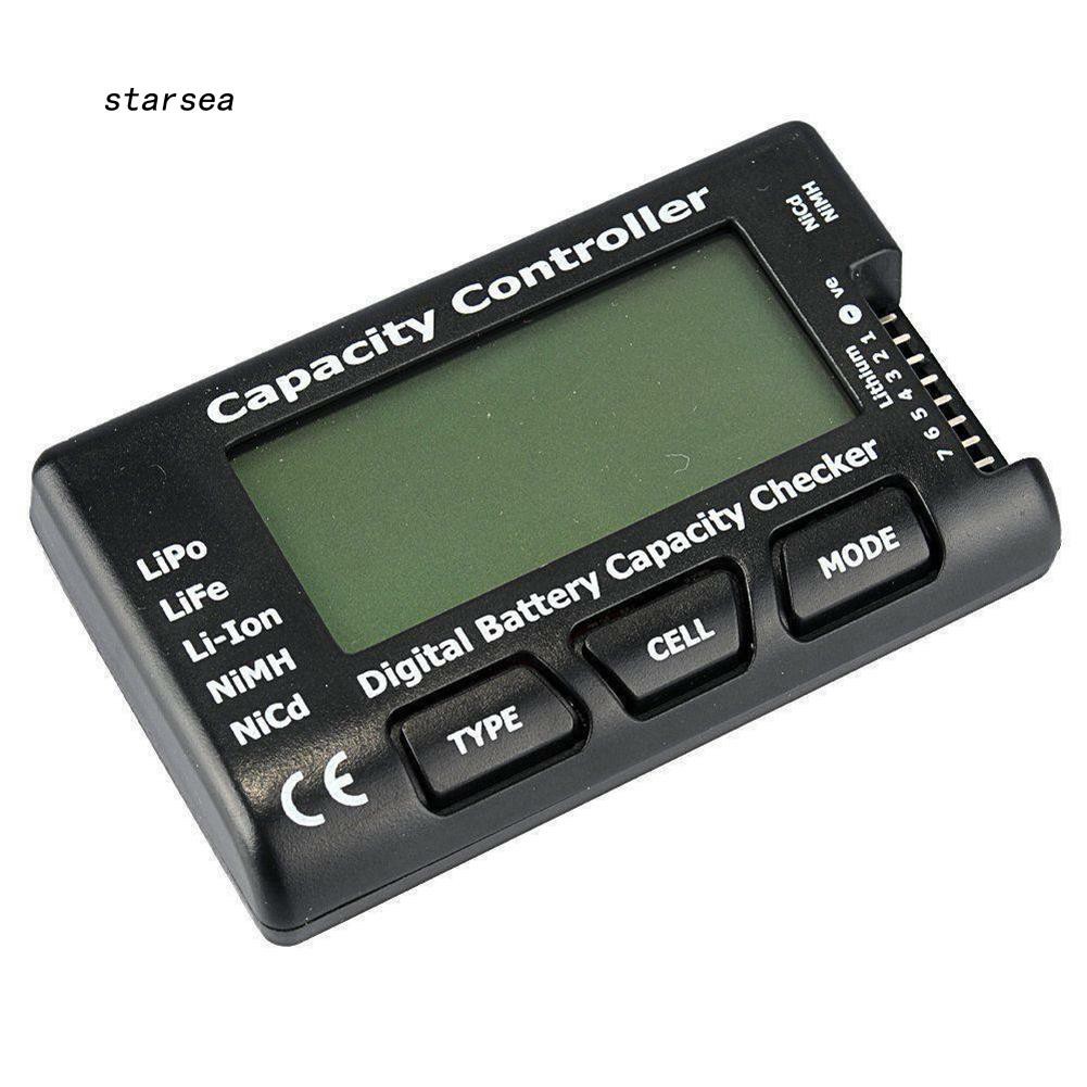 STSE_Digital Battery Capacity Voltage Checker Cell Tester Meter for ...