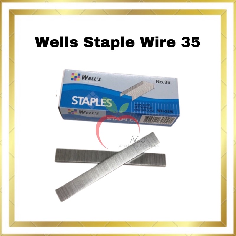 Staple Wire Wells (#35) | Shopee Philippines