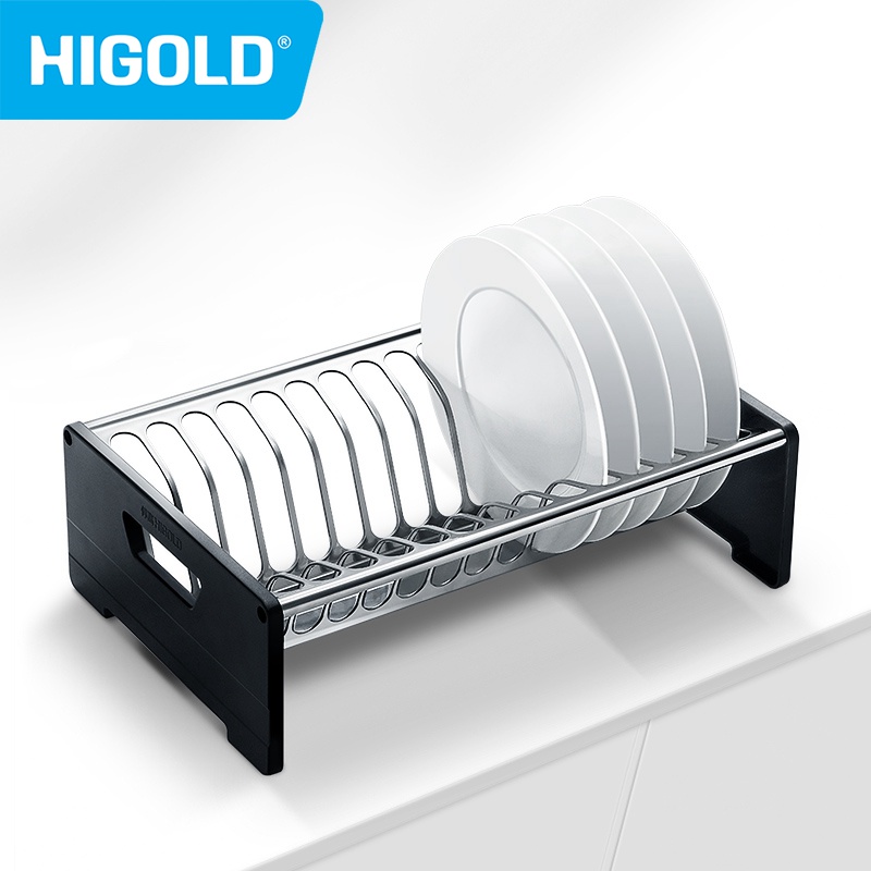 HIGOLD Cabinet 304 Stainless Steel Dish Rack Countertop Racks Kitchen ...