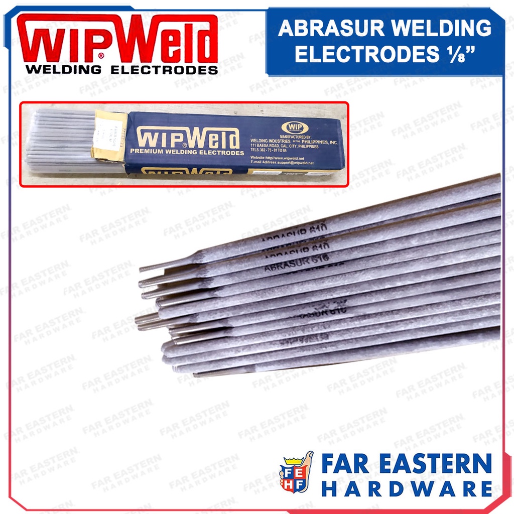 WIPWELD Abrasur Welding Electrode 610 | 610LH 1/8" 3.2mm 1 Kilo ...