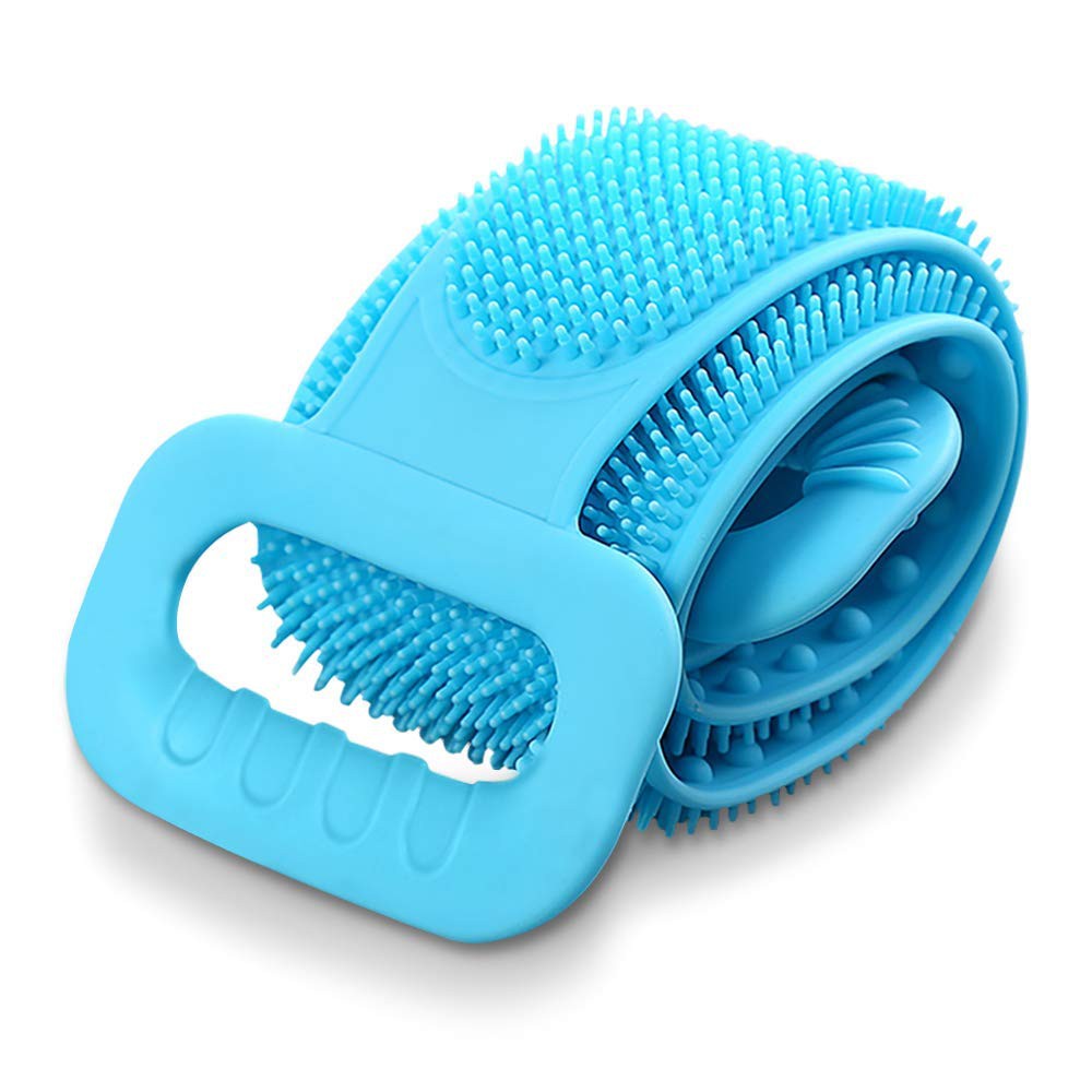 Lengthen Bath Silicone Back Scrubber For Shower Exfoliating Silicone