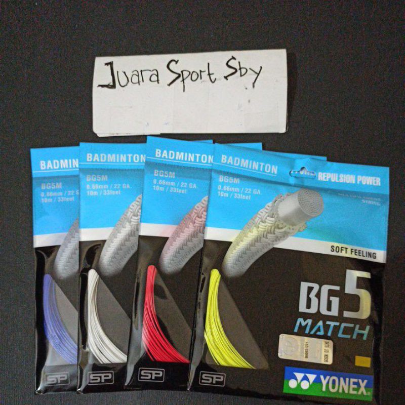 Yonex Bg 5 Match Original Sunrise Badminton String | BeeCost