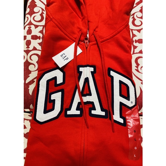 GAP RED Hoodie / Jacket / Sweater with ZIPPER for Woman | Shopee ...