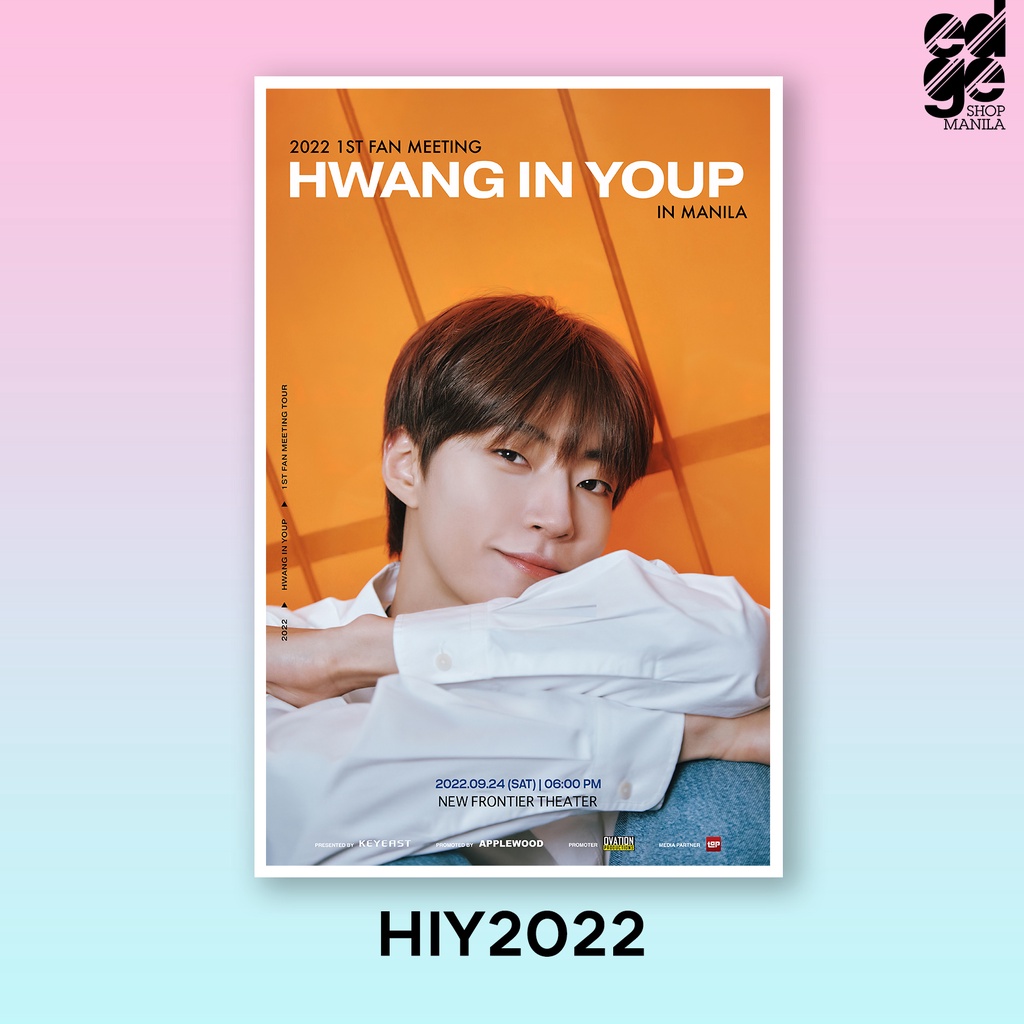 HWANG IN YOUP IN MANILA Fan Meeting Posters ( 305mm x 470mm ) | Shopee ...