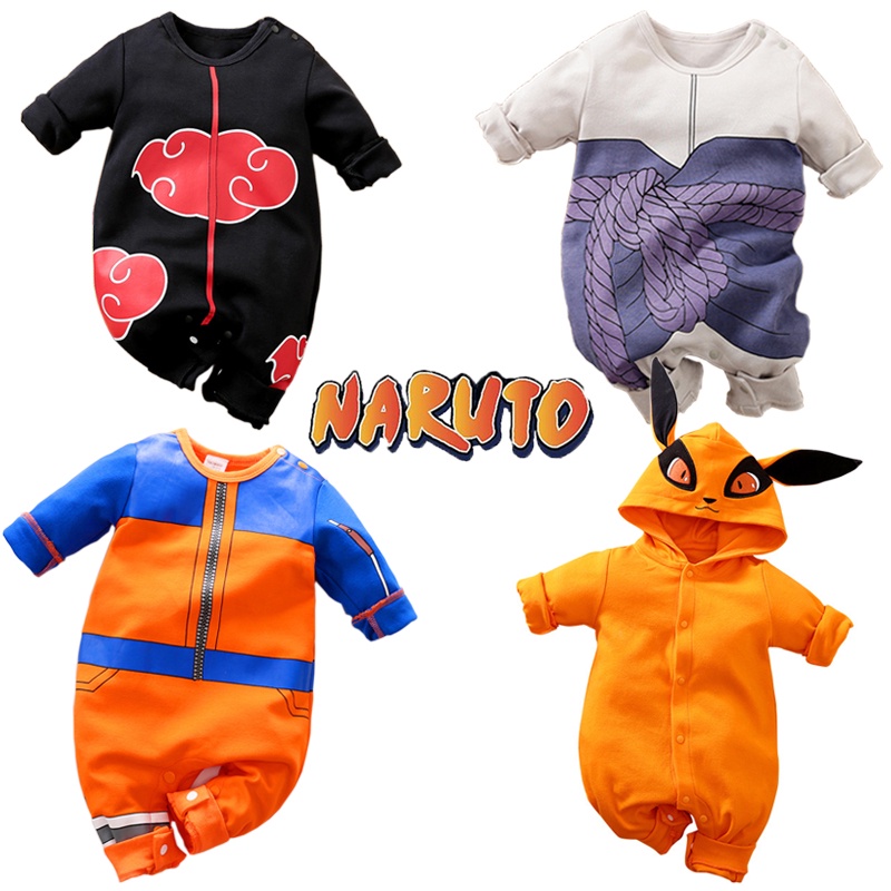 Baby Clothes Long Sleeves Anime Naruto Sasuke Itachi Luffy Onesies ...