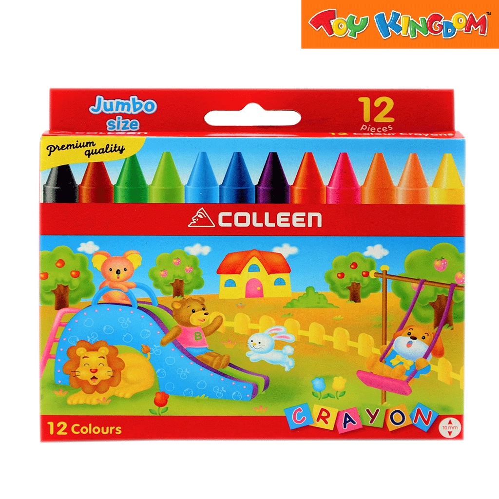 Colleen 12 Colors Jumbo Crayon | Shopee Philippines
