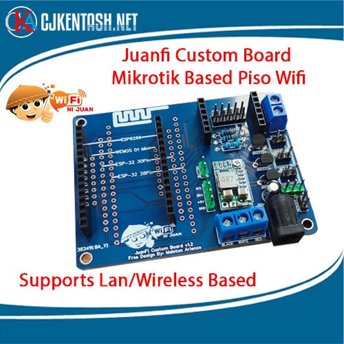 Juanfi Custom Board for Mikrotik Based Piso Wifi Supports Lan/Wireless ...