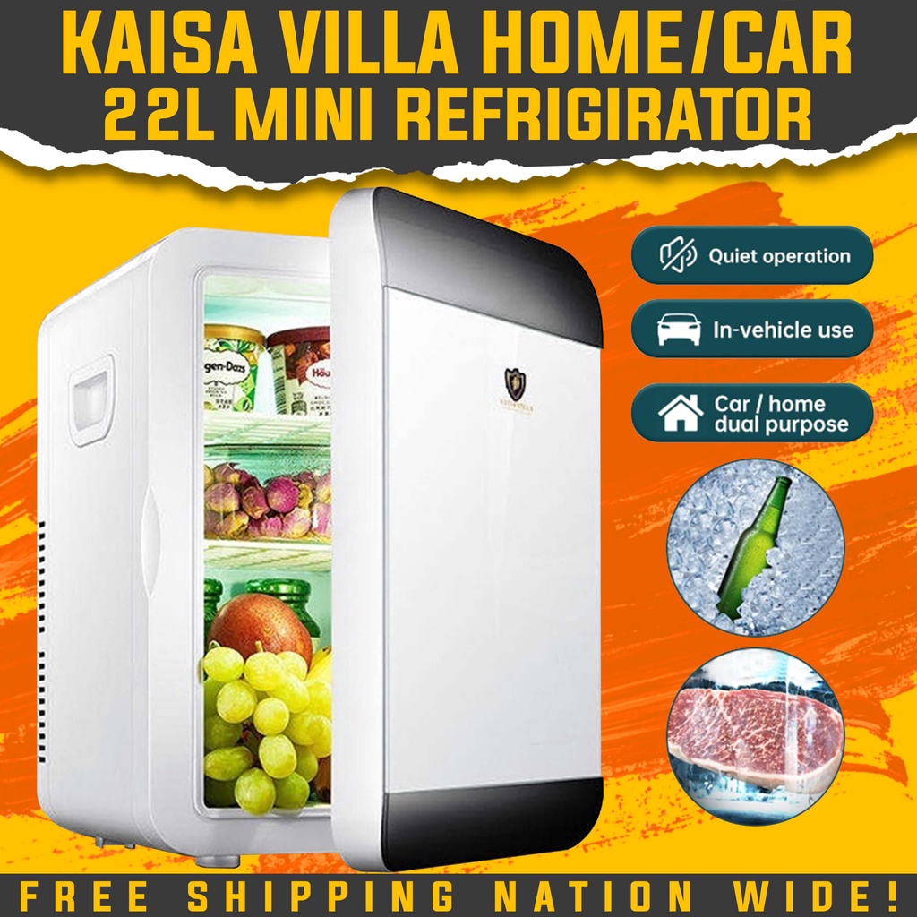 Kaisa Villa Refrigerator Mini Fridge Home Car Mini Refrigerator Small