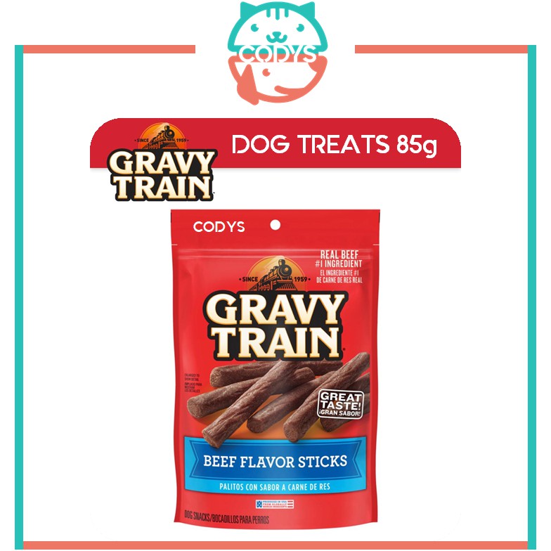 GRAVY TRAIN Beef Flavor Sticks Dog Treats (85g) | Shopee Philippines
