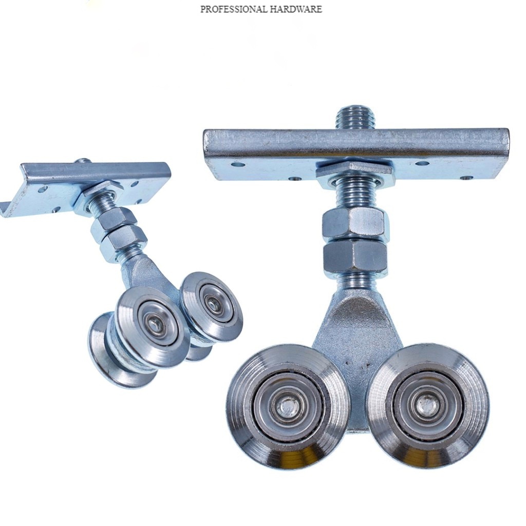 Steel Hanging Gate Wheel Roller Pulley Sliding Door Track | Shopee ...