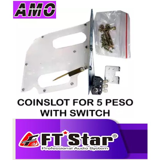 Videoke Machine 5 Peso Coin Slot with Switch | Shopee Philippines