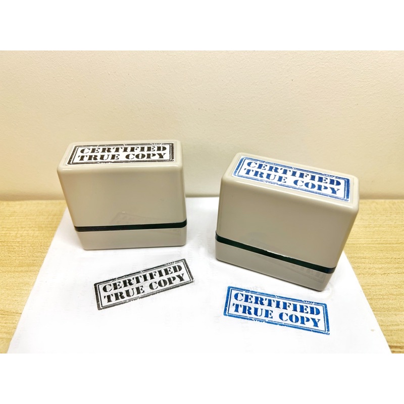 Certified True Copy Stamp Customized Personalized Stamp | Shopee ...