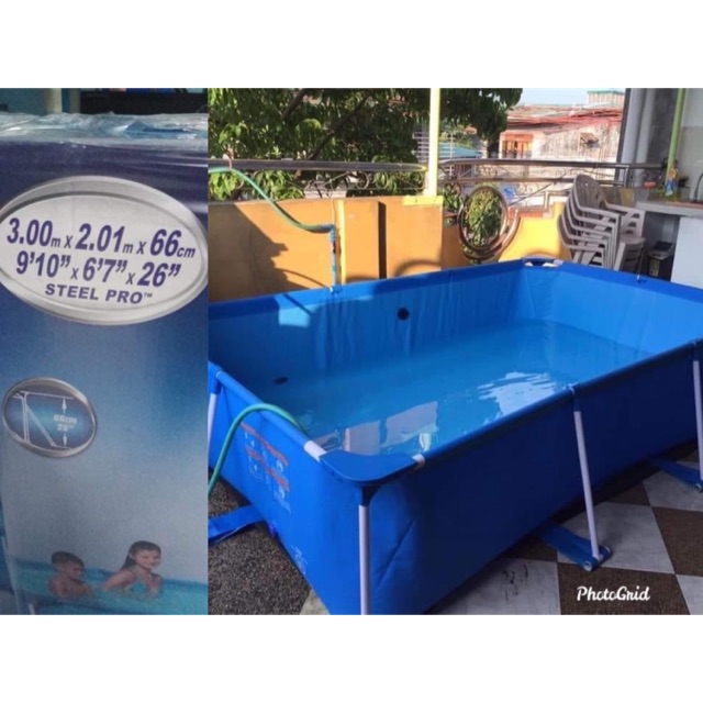 Bestway large pool above ground pool 3m x 2.01m x 0.66m metal frame ...