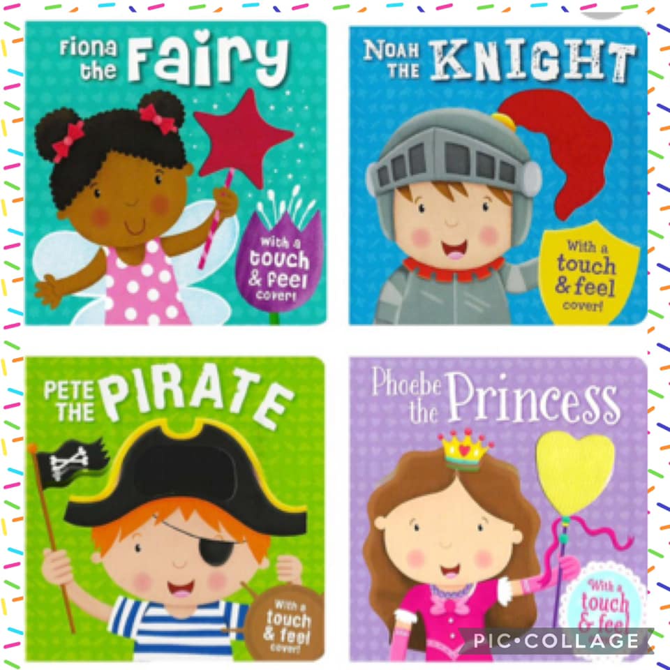 TOUCH & FEEL-NOAH THE KNIGHT, FIONA THE FAIRY & PHOEBE THE PRINCESS ...