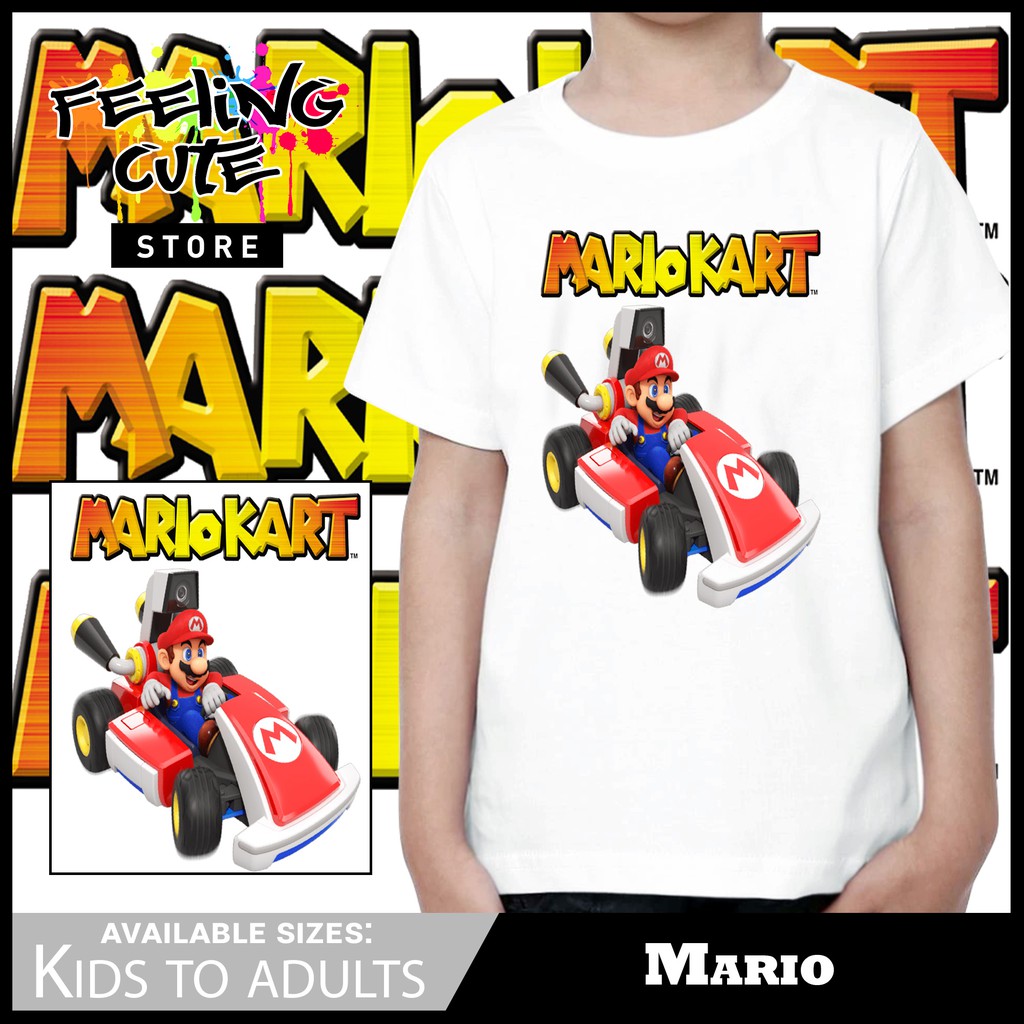 Super Mario Kart Shirt Kids to Adults Unisex | Shopee Philippines