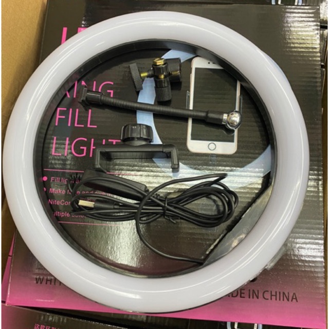 Ring Light 16cm/26cm Dimmable LED Ringlight Bulb Type | Shopee Philippines