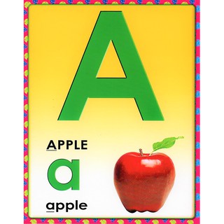 Giant Big Flash Cards Alphabet Educational 8 1/2 X 11 Inches Alphabet ...