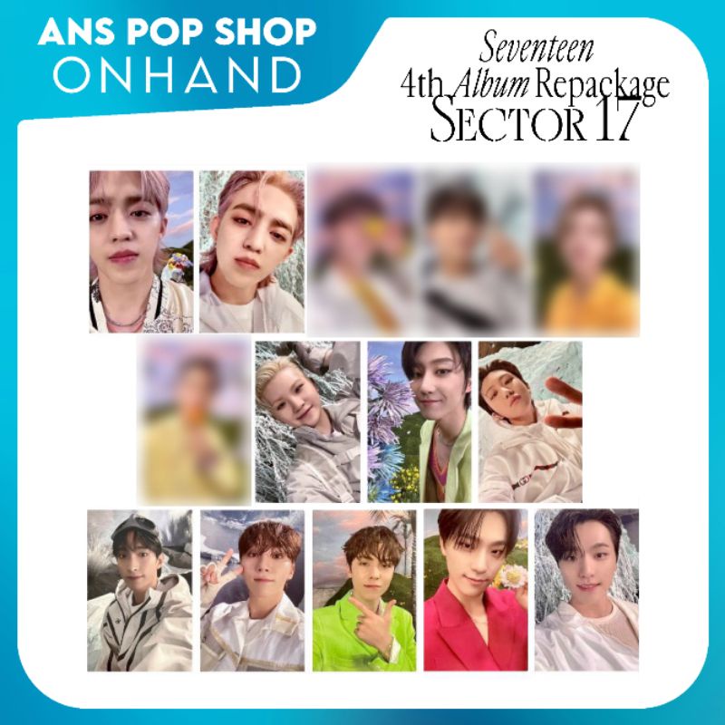 SEVENTEEN Sector 17 Compact Ver Photocard Tingi Shopee Philippines