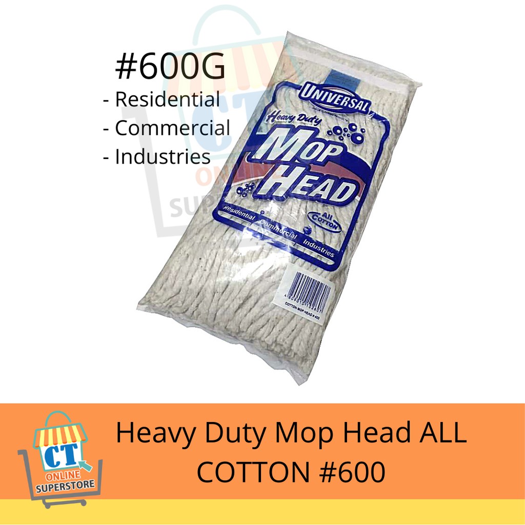 Universal Mop Head 600g ALL COTTON HEAVY DUTY | Shopee Philippines