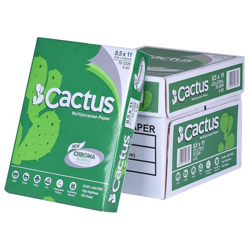 Bond Paper / Copy Paper / Cactus Brand 70gsm | Shopee Philippines