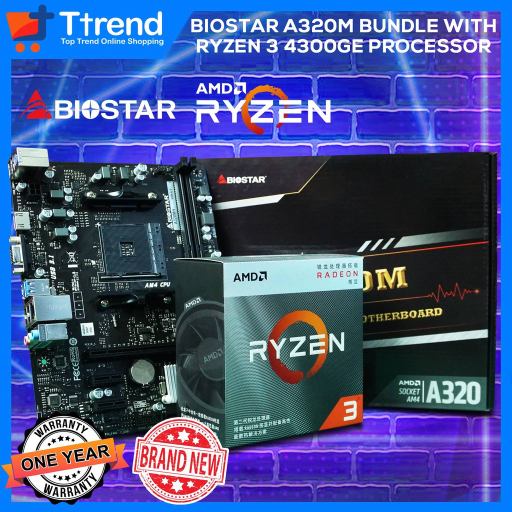 BUNDLE AMD Ryzen 3 4300GE 2100GE / Athlon 3000G APU Ryzen 5 4650G ...