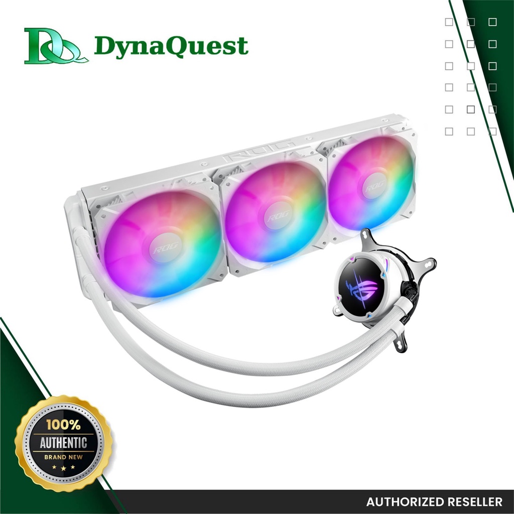 ASUS Rog Strix Lc Ii 360 White Rog-Strix-Ii-Lc360-Argb-White | Shopee ...