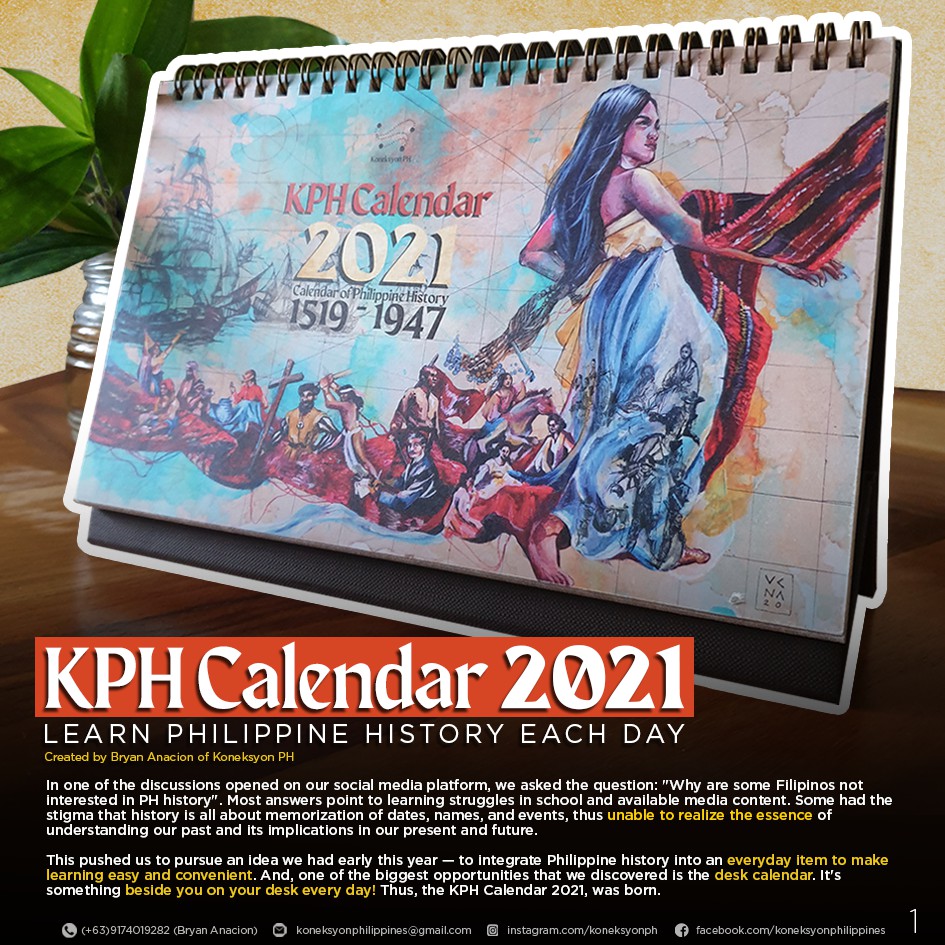 LOVELOCAL! Koneksyonph KPH Calendar 2021: Connect more Filipinos to the ...