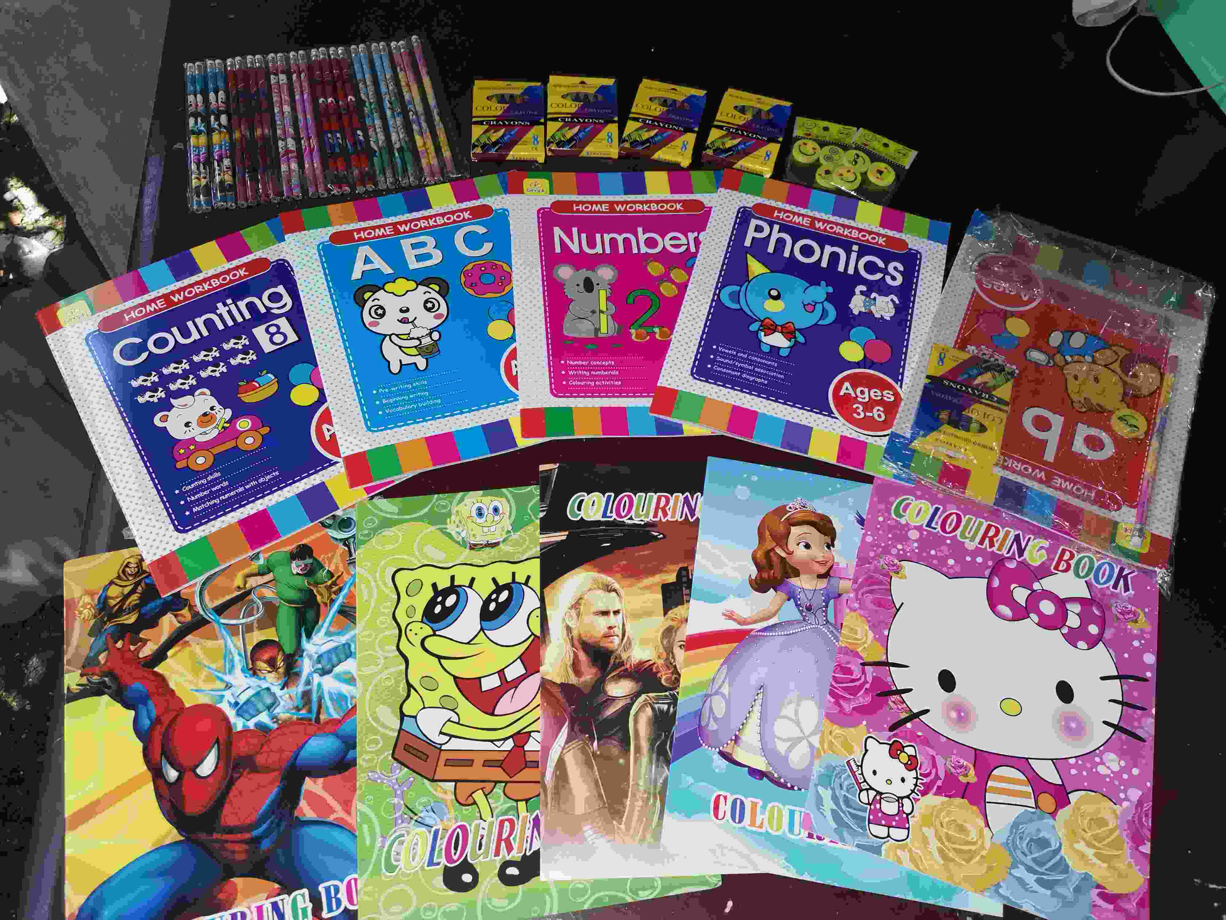 Cute home workbook children education exercises books(40pages) | Shopee ...