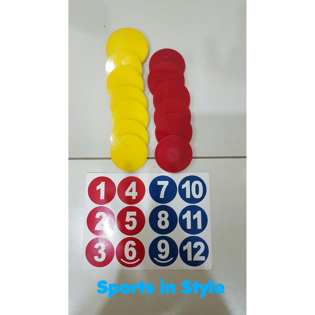 Pitcha ng Pool Fiber Pool Chips With Sticker Numbers | Shopee Philippines