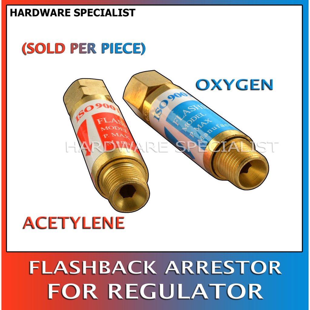 Flashback Arrestor For Oxygen Regulator Acetylene Or Oxygen | Shopee ...