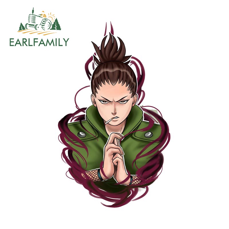 EARLFAMILY 13cm x 8cm Shikamaru Nara Waterproof Car Sticker Personality ...