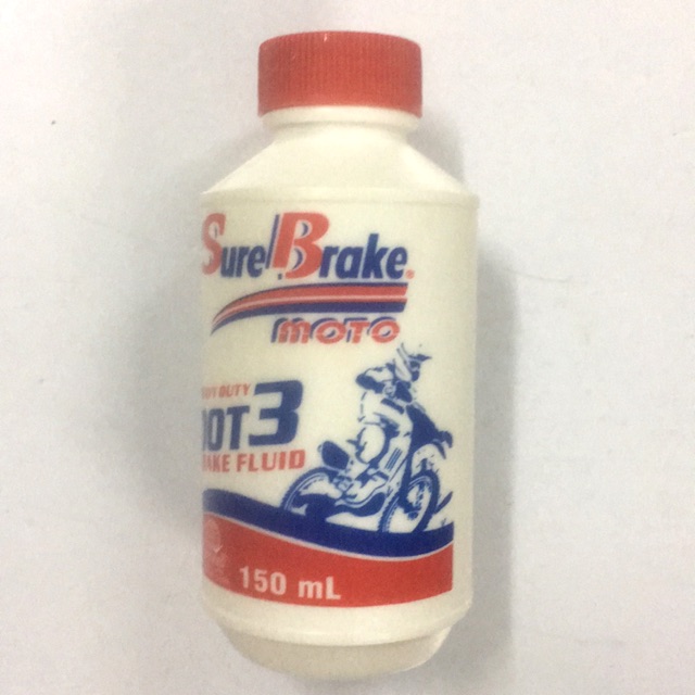 Sure Brake Fluid Heavy Duty DOT3 150 ml | Shopee Philippines